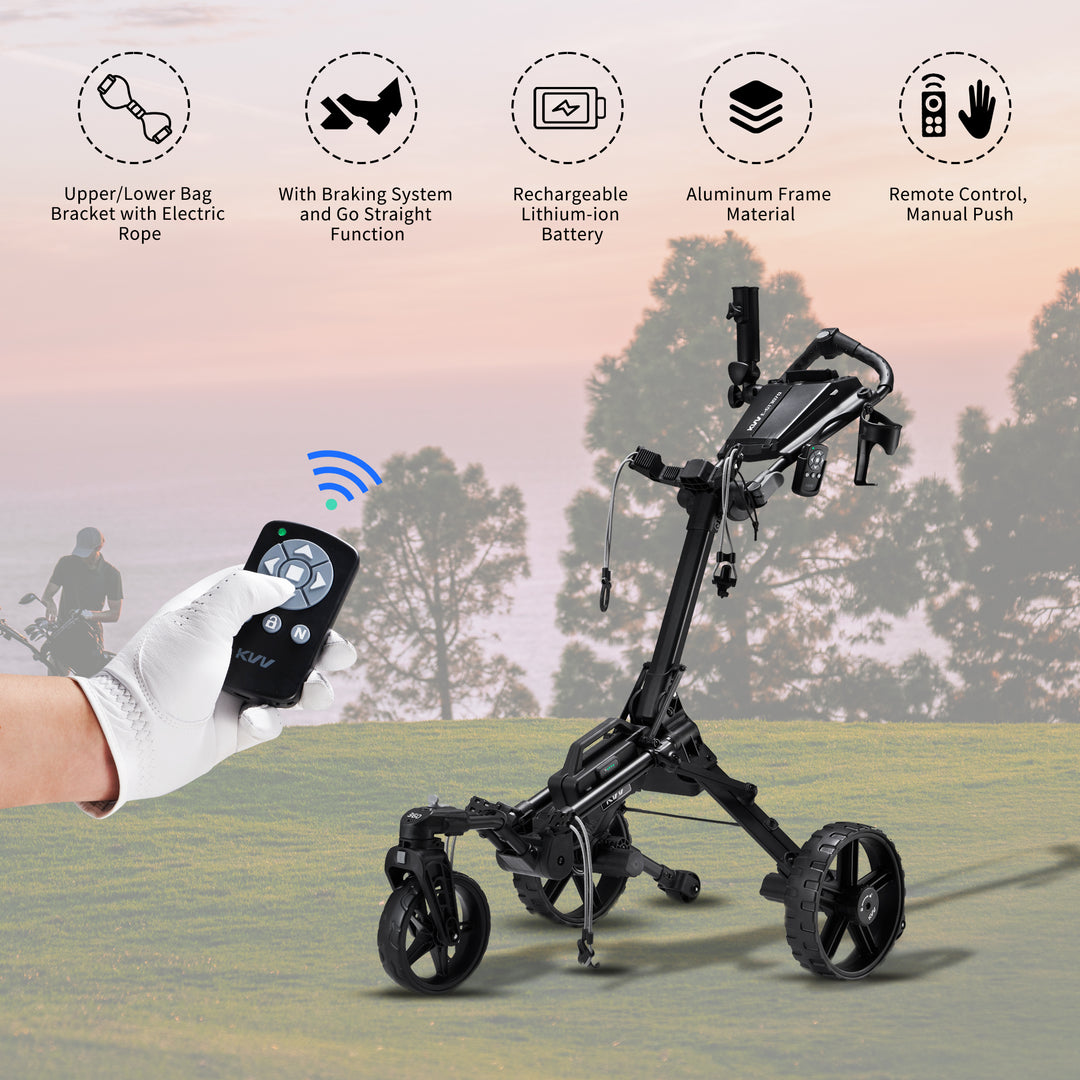 KVV Electric Golf Push Cart with Remote Control – KVV SPORTS